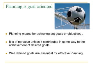 Fundamentals of planning | PPTX