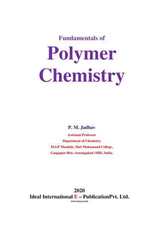 Fundamentals of polymer chemistry | PDF