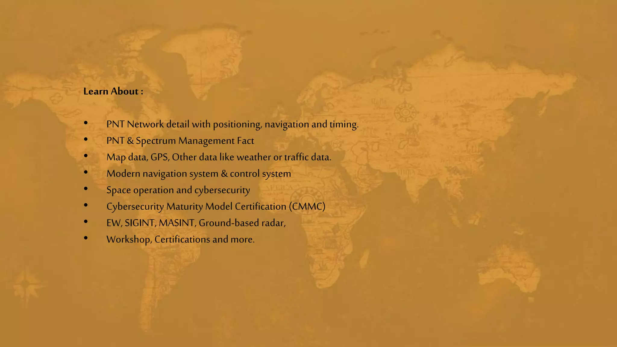 Fundamentals of Positioning, Navigation and Timing (PNT), Tonex PNT Training | PPTX