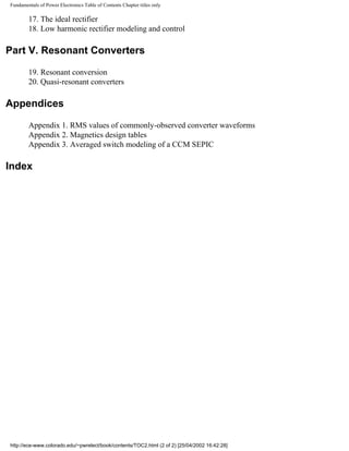Fundamentals of Power Electronics - R. W. Erickson.pdf | Computer Networking | Computing