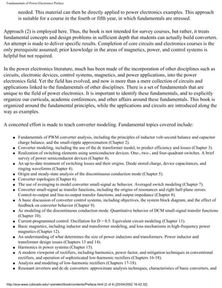 Fundamentals of Power Electronics - R. W. Erickson.pdf | Computer Networking | Computing