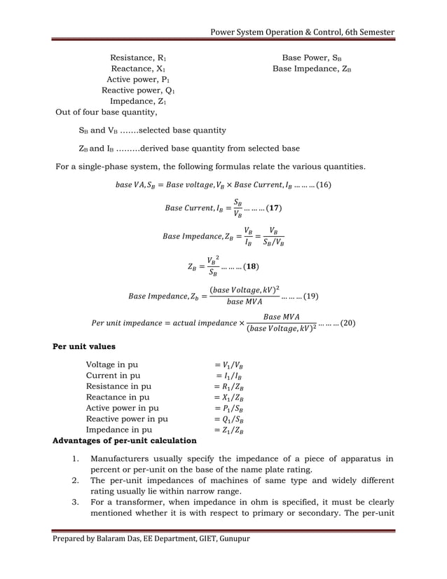 Fundamentals of power system | PDF