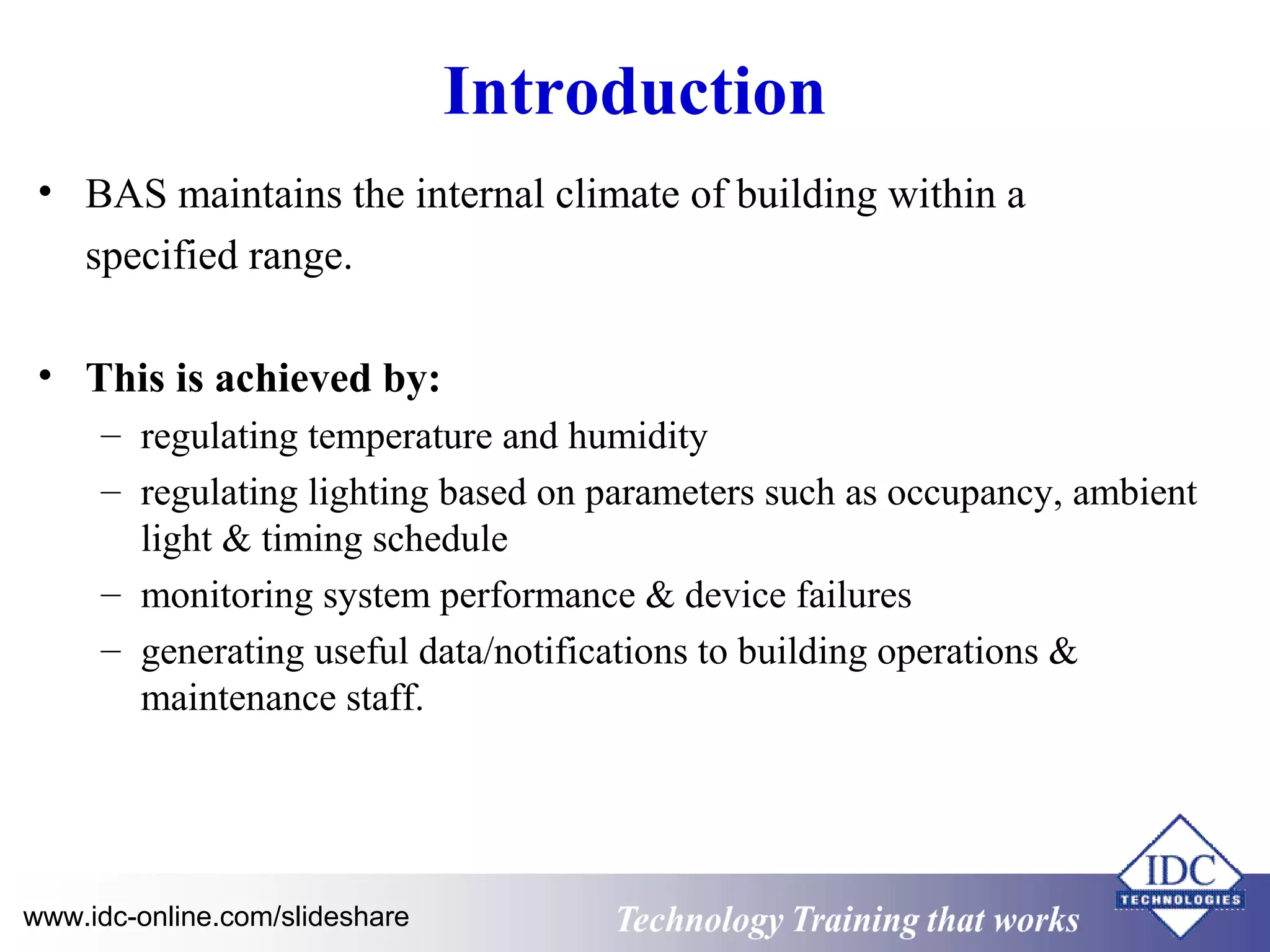 Fundamentals of Practical Building Automation Systems | PPT