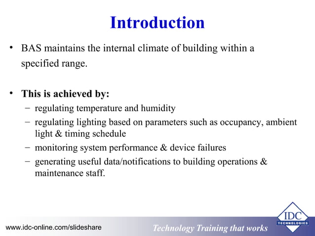 Fundamentals of Practical Building Automation Systems | PPT | Technology & Computing