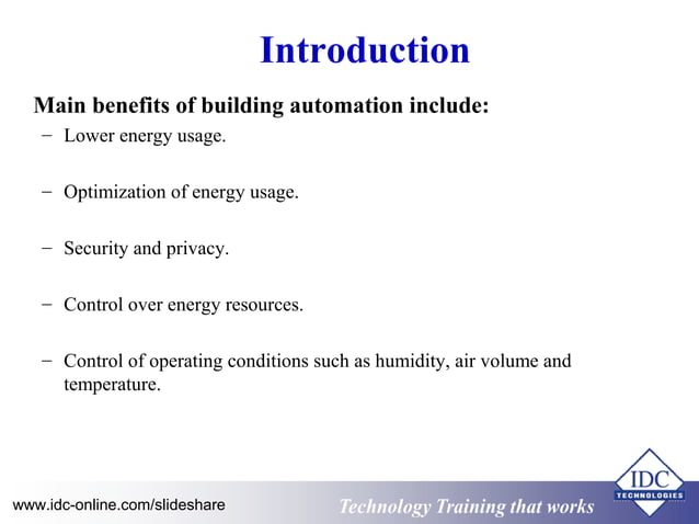 Fundamentals of Practical Building Automation Systems | PPT | Technology & Computing