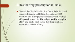 PRESCRIBING II - FUNDAMENTALS OF PRESCRIBING MODULE Part II.pptx