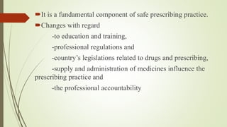 PRESCRIBING II - FUNDAMENTALS OF PRESCRIBING MODULE Part II.pptx