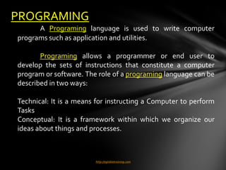 Fundamentals of prog. by rubferd medina | PPTX