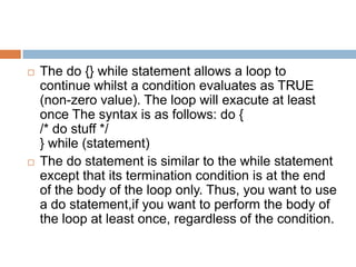 Fundamentals of programming | PPT