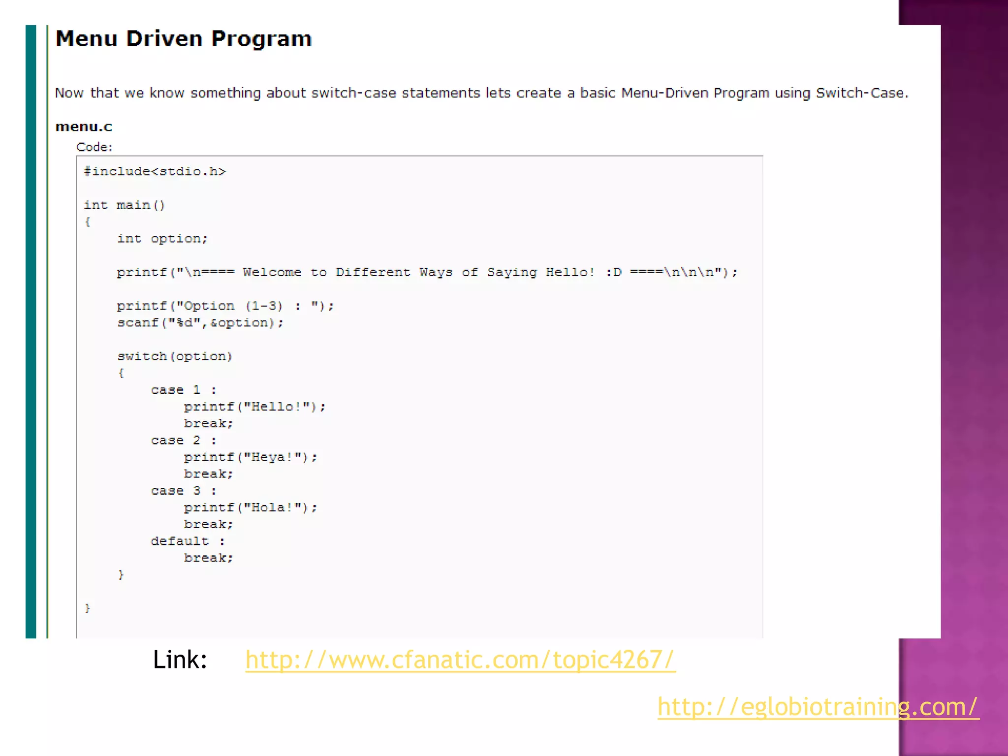 Fundamentals of programming final santos | PPTX