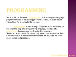 Fundamentals of programming final santos | PPTX