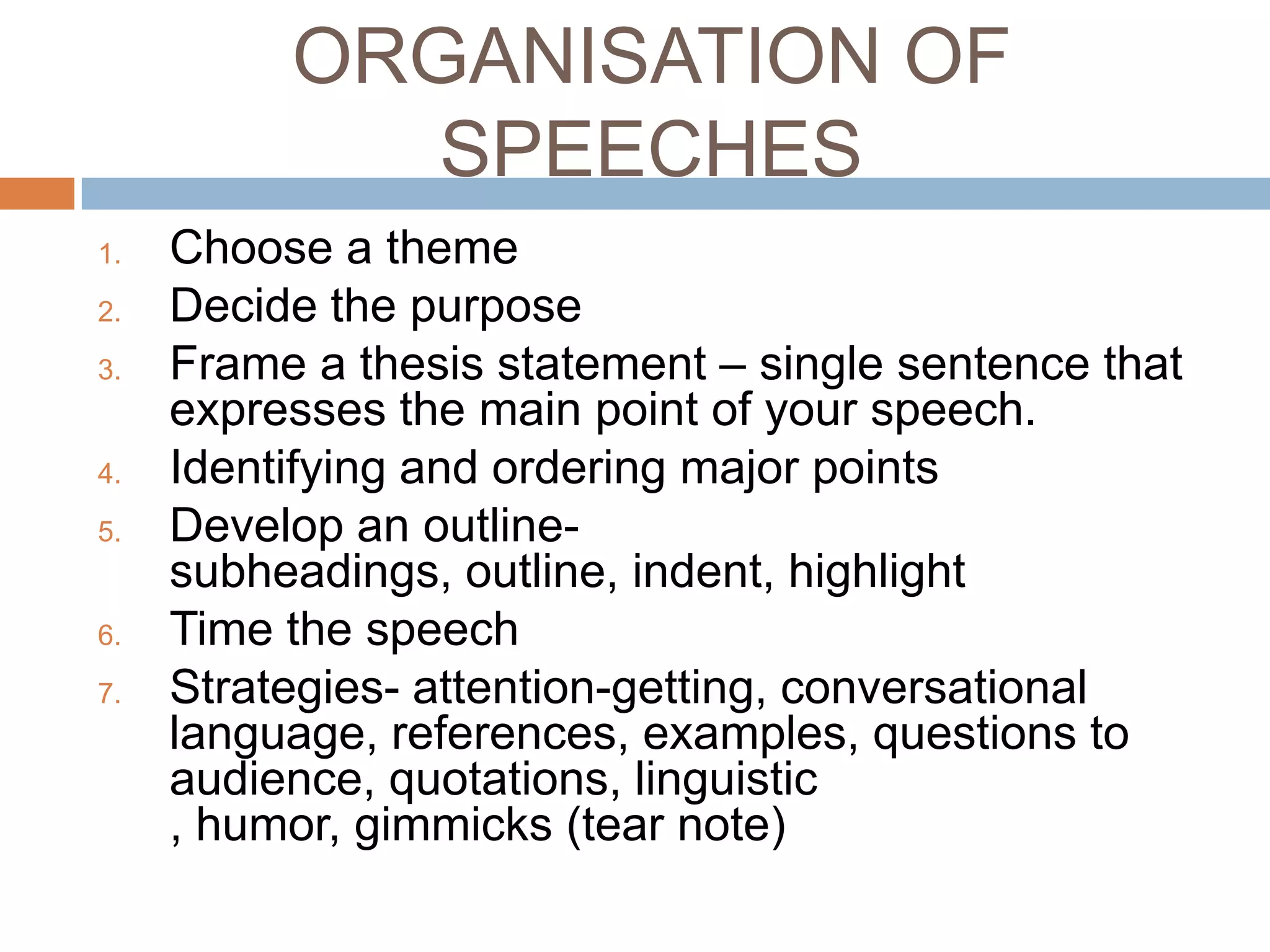 Fundamentals of public speaking | PPTX