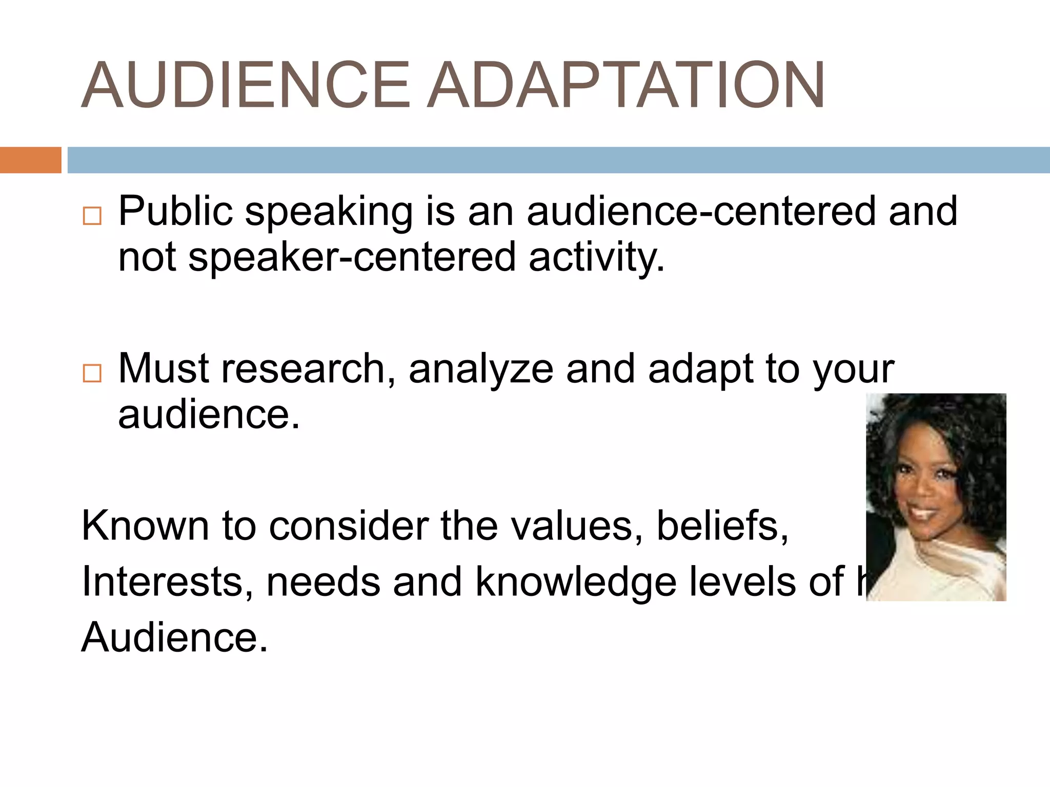 Fundamentals of public speaking | PPTX