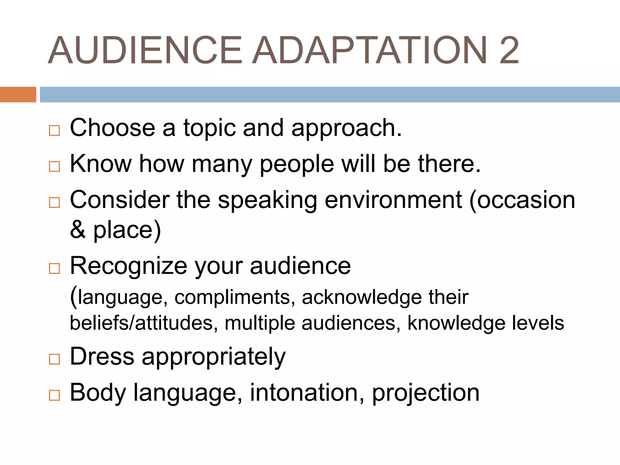Fundamentals of public speaking | PPTX