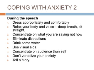 Fundamentals of public speaking | PPTX