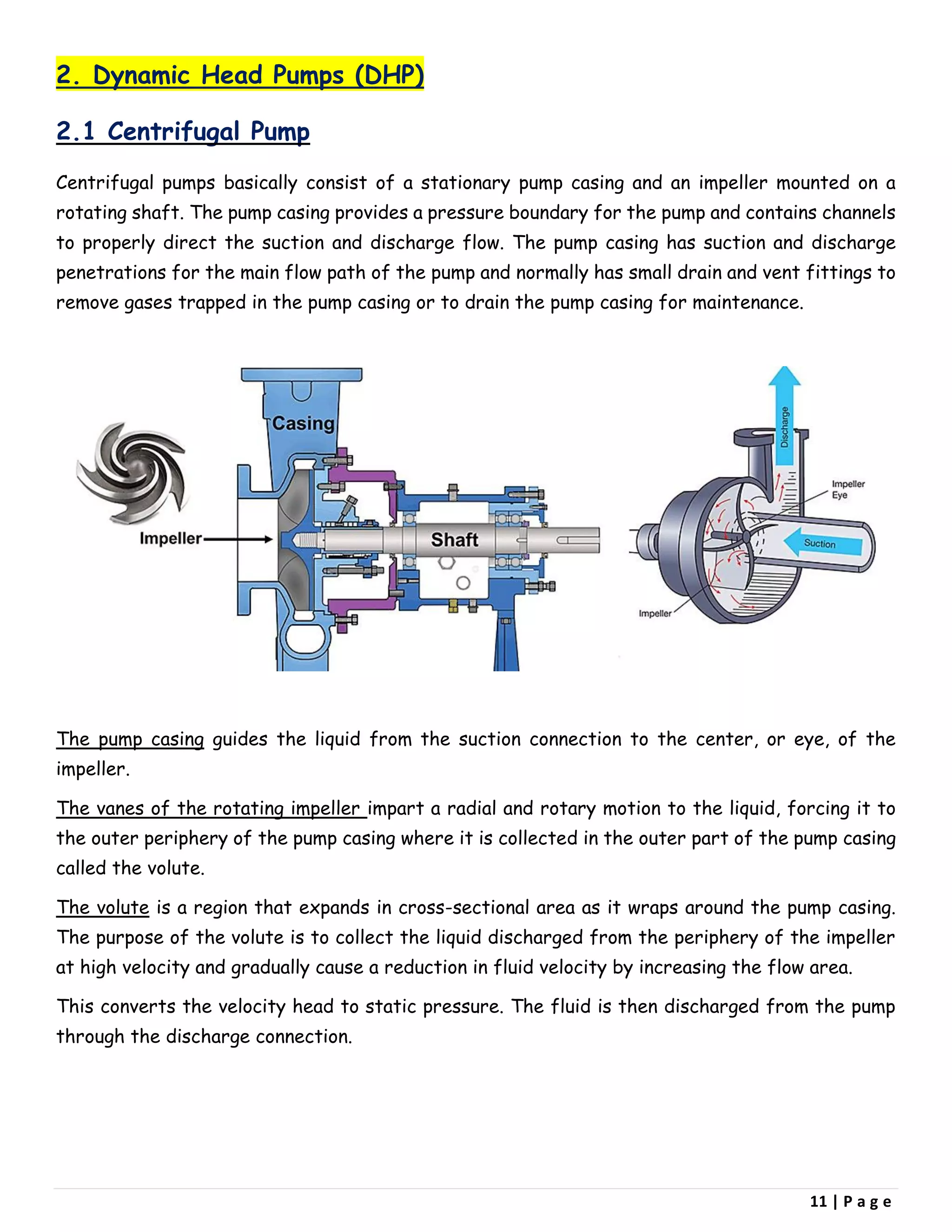 Fundamentals of pumps I Types and overview I Gaurav Singh Rajput | PDF