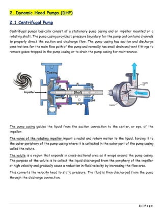 Fundamentals of pumps I Types and overview I Gaurav Singh Rajput | PDF