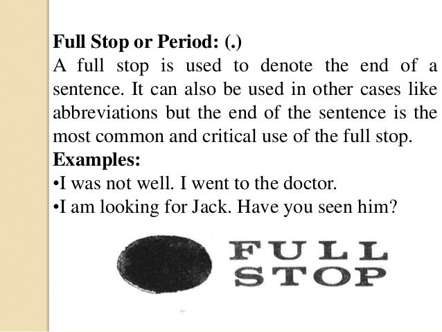 Full Stop Punctuation Memes