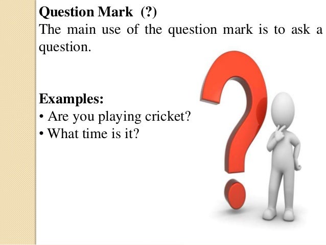 Fundamentals of punctuation marks
