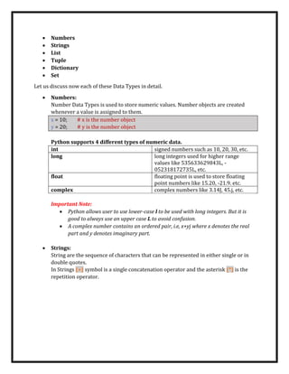 Fundamentals of python | PDF | Programming Languages | Computing