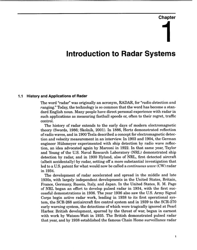 Fundamentals of radar signal processing mark a. richards | PDF