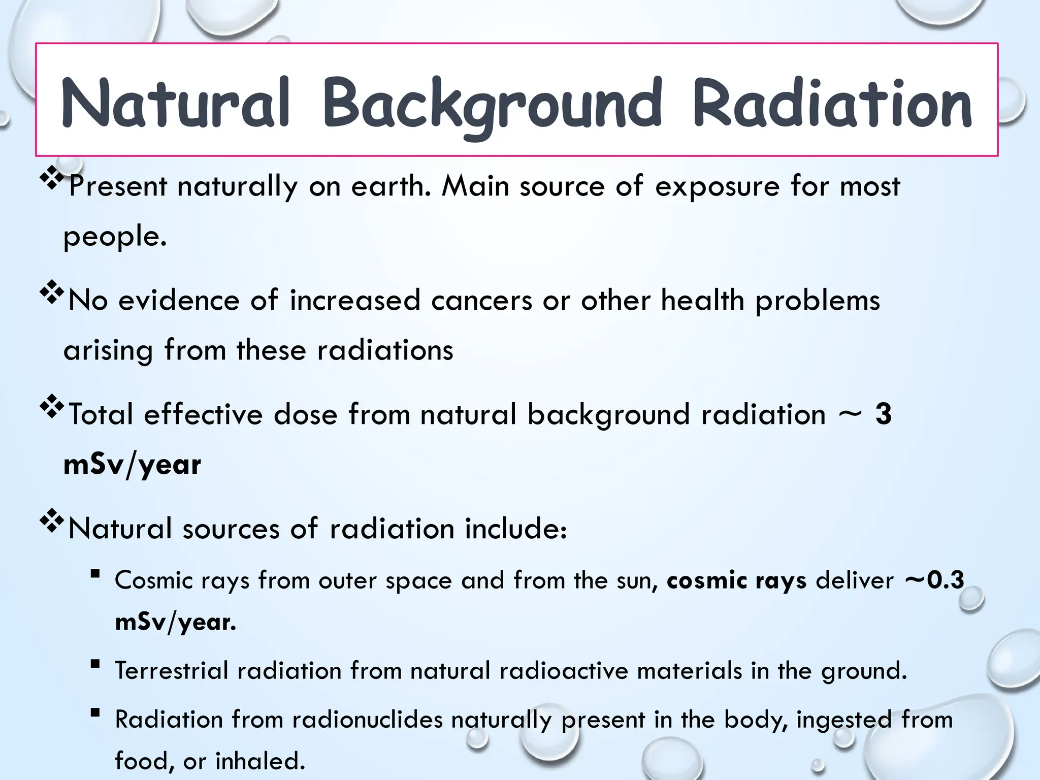 Fundamentals of Radiobiology: Radiation hazard and protection | PPTX