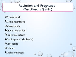 Fundamentals of Radiobiology: Radiation hazard and protection | PPTX
