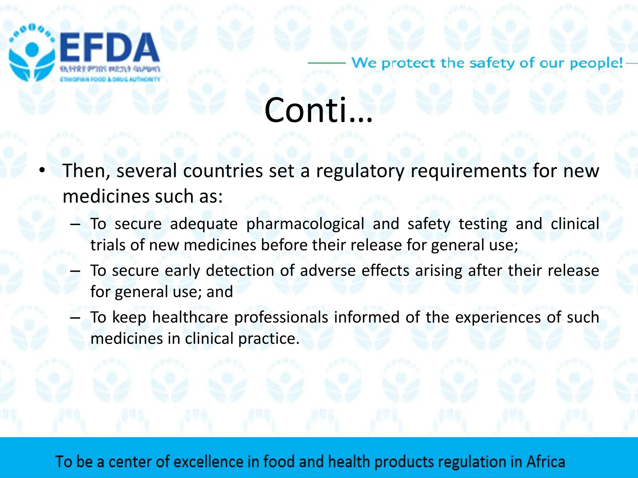 Fundamentals of Regulation ethiopian food and drug authority.pptx