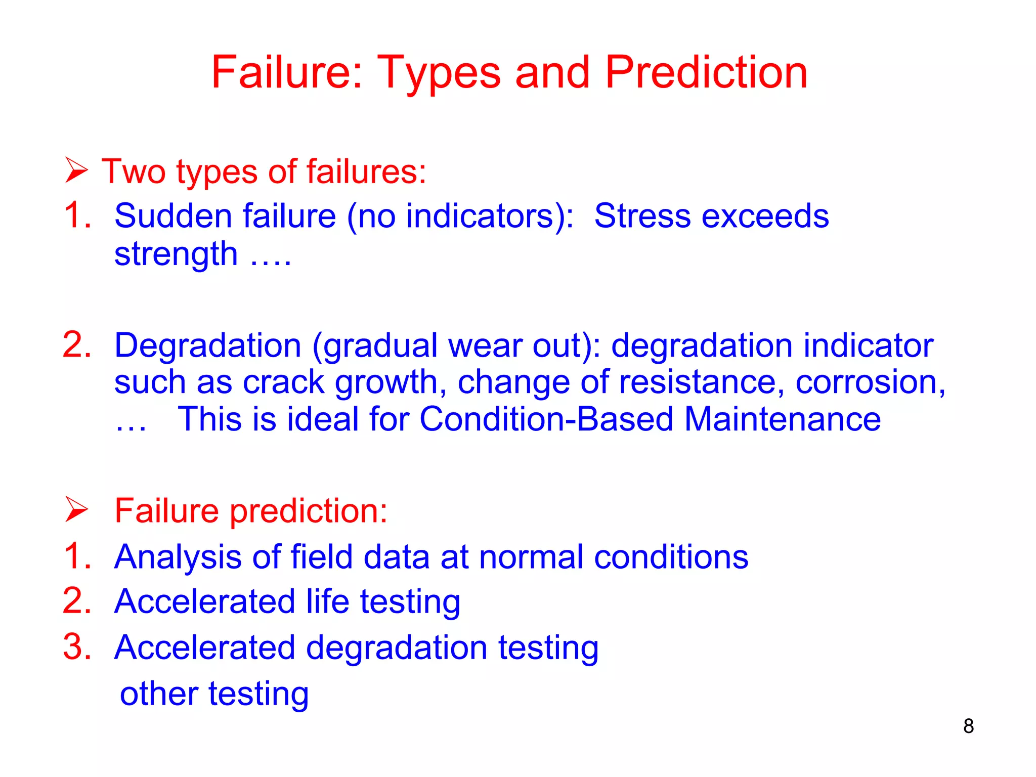 Fundamentals of reliability engineering and applications part1of3 | PDF