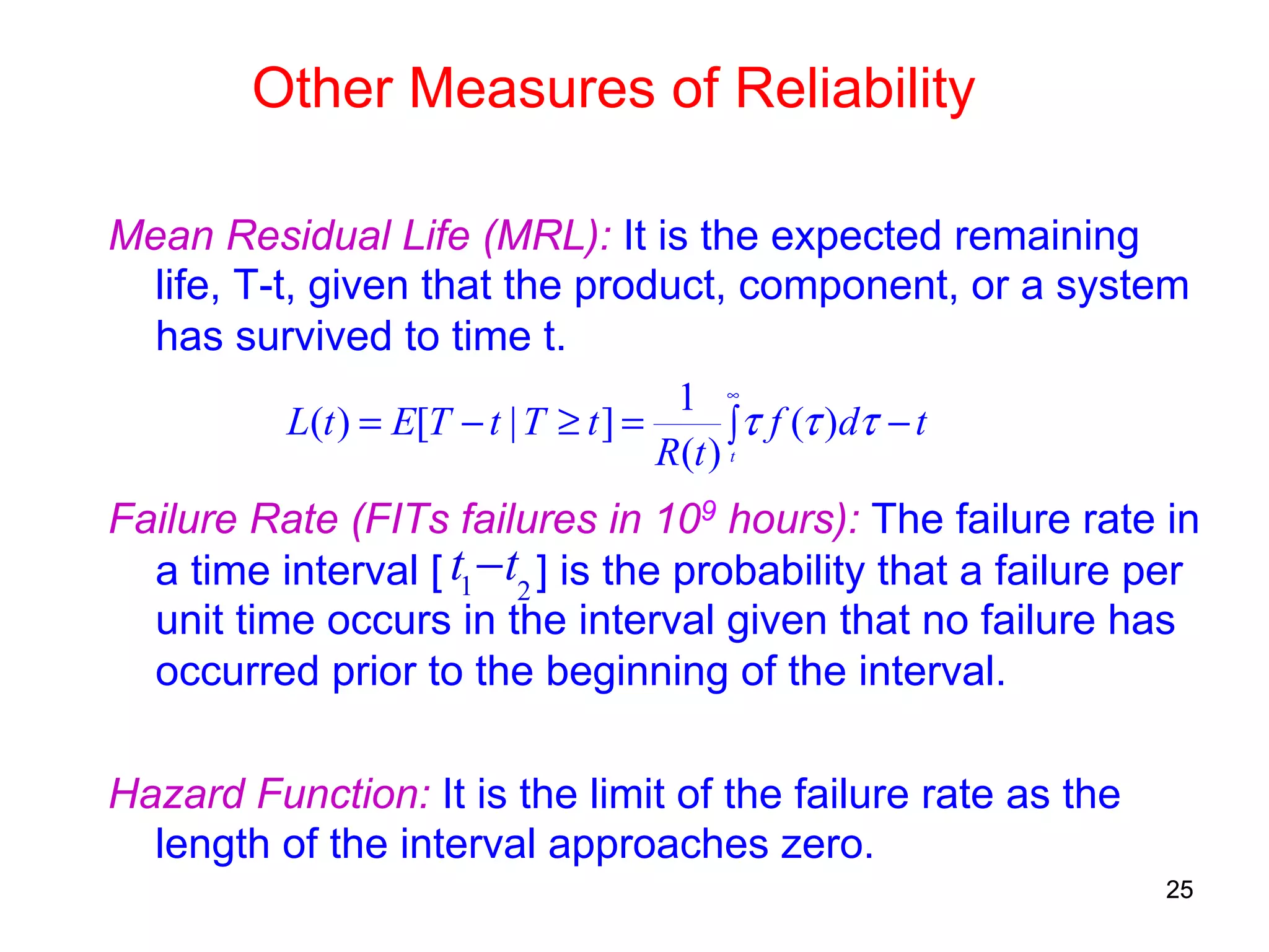 Fundamentals of reliability engineering and applications part1of3 | PDF