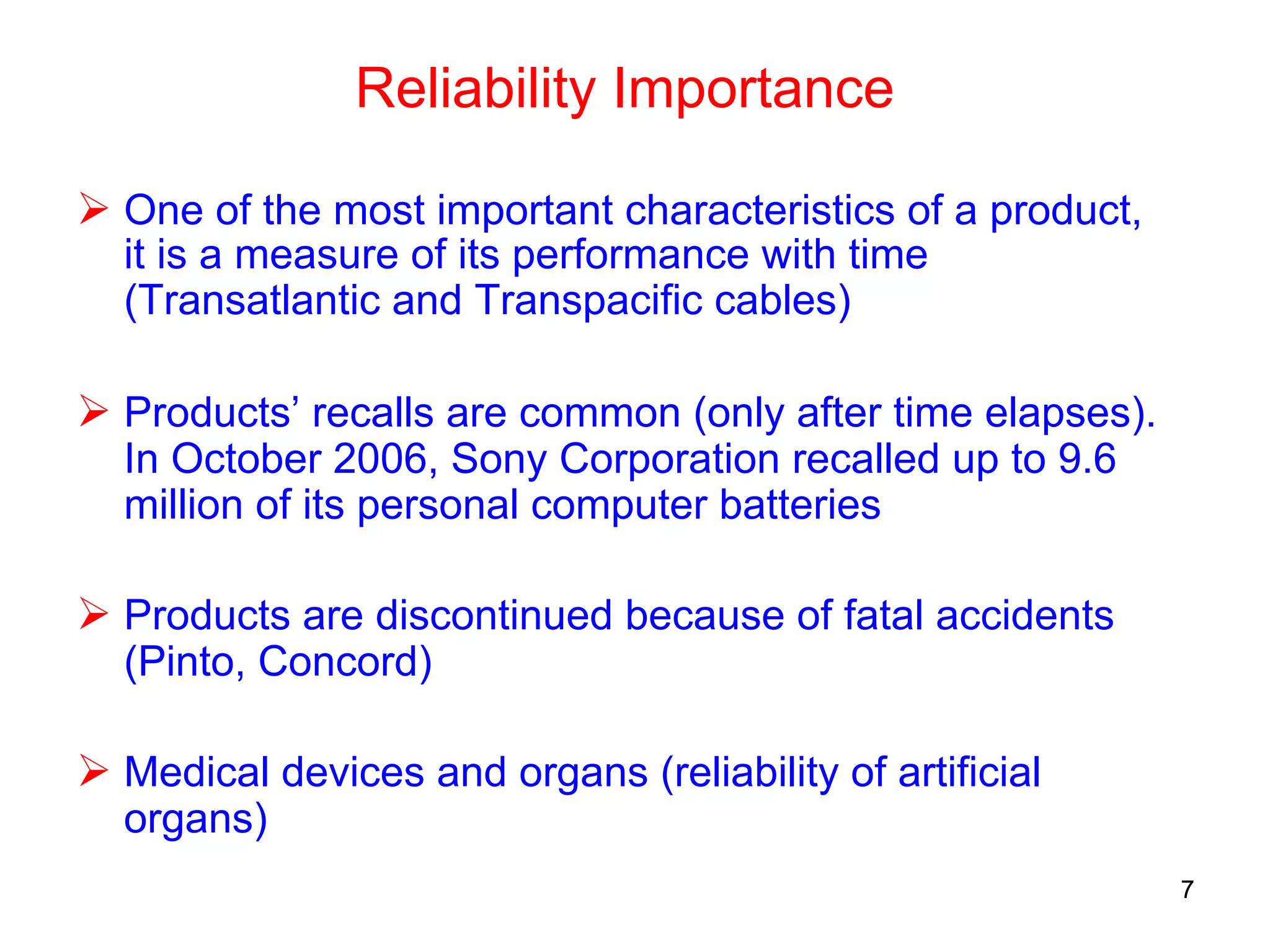 Fundamentals of reliability engineering and applications part1of3 | PDF