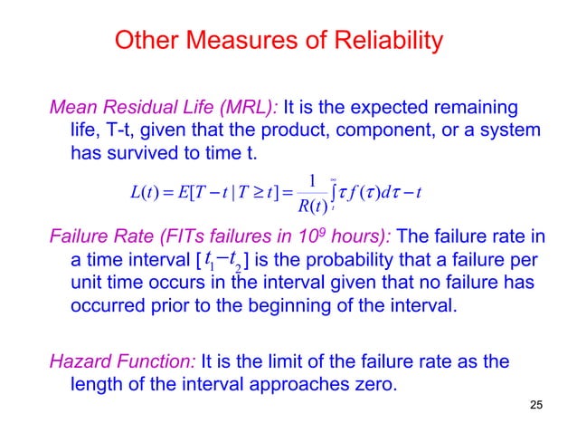 Fundamentals of reliability engineering and applications part1of3 | PDF