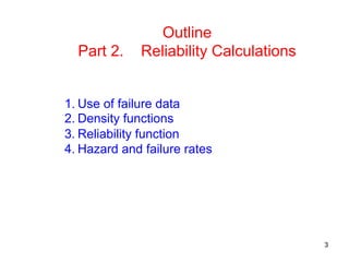 Fundamentals of reliability engineering and applications part1of3 | PDF