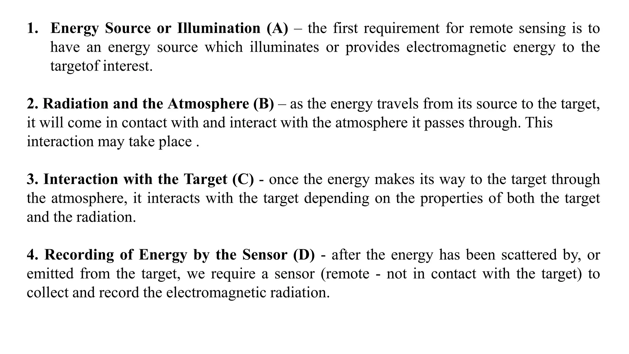 Fundamentals of Remote Sensing | PPTX