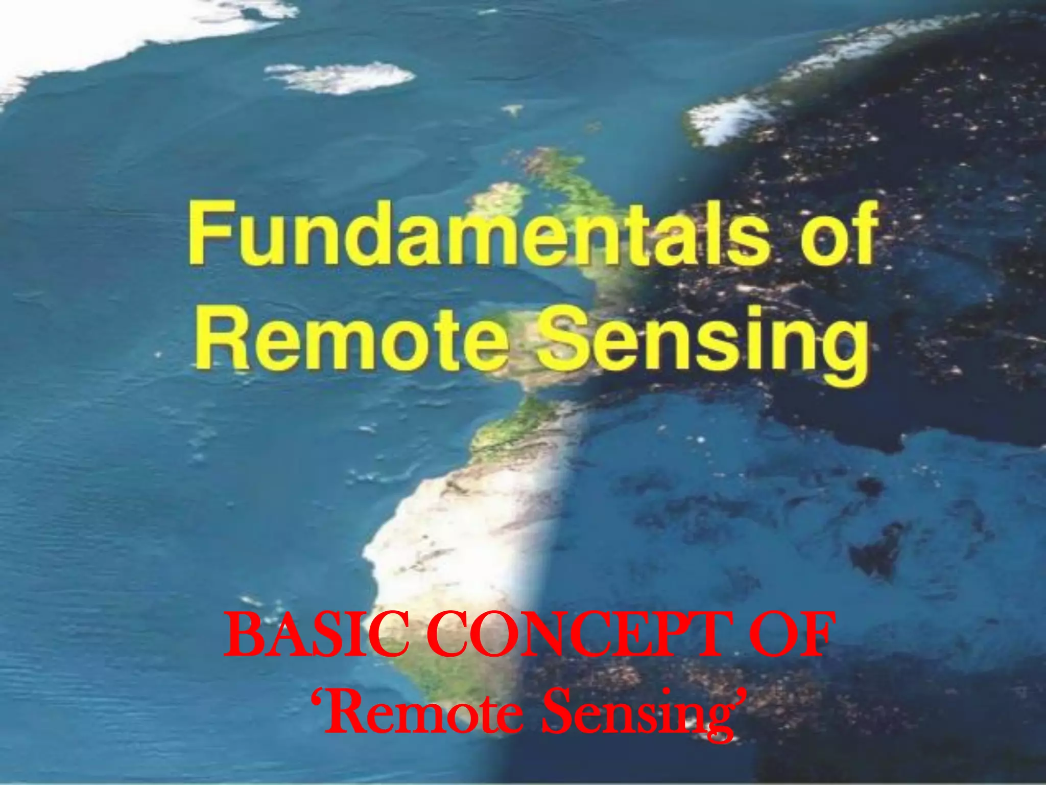 Fundamentals of Remote Sensing | PDF
