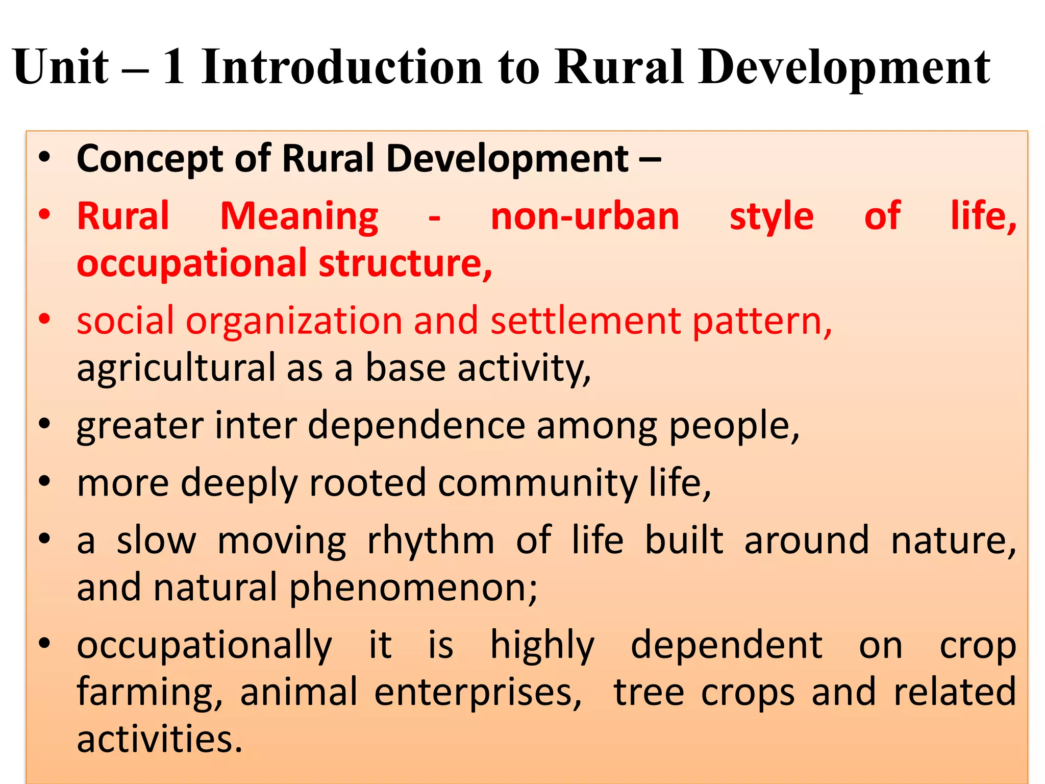 Fundamentals of Rural Development_Unit I.pdf