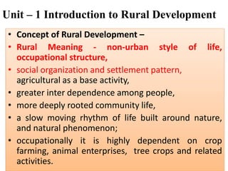 Fundamentals of Rural Development_Unit I.pdf
