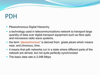 Fundamentals of sdh | PPT