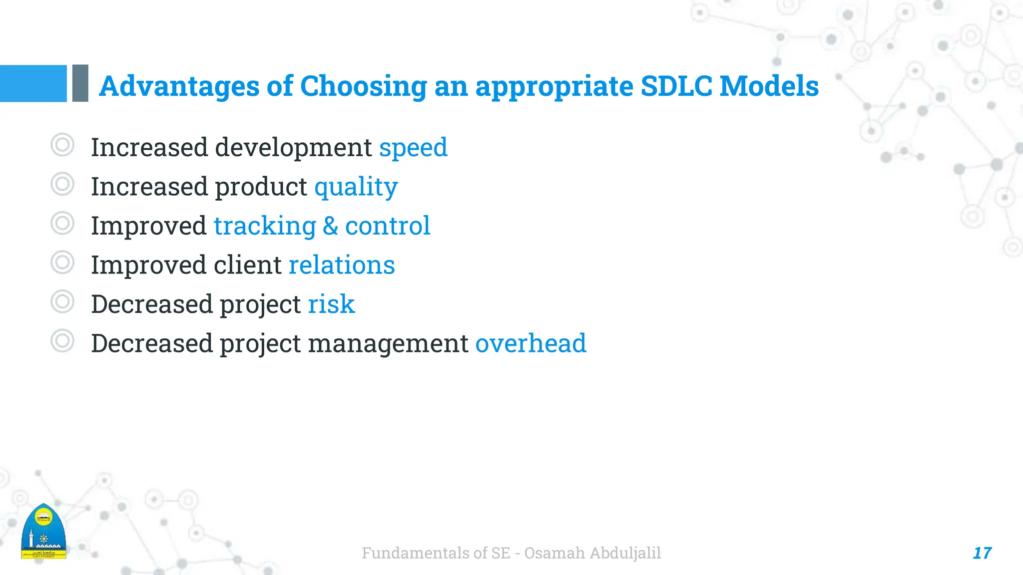 Lecture 3 & 4 | Software Development Life Cycle (SDLC), Development Methodologies and Models | PPTX