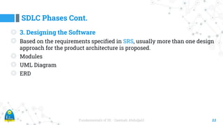 Lecture 3 & 4 | Software Development Life Cycle (SDLC), Development ...