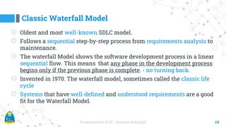 Lecture 3 & 4 | Software Development Life Cycle (SDLC), Development ...