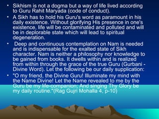Fundamentals of sikhism | PPT