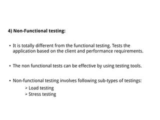 Fundamentals of software testing | PPT