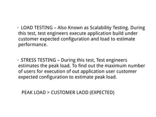 Fundamentals of software testing | PPT