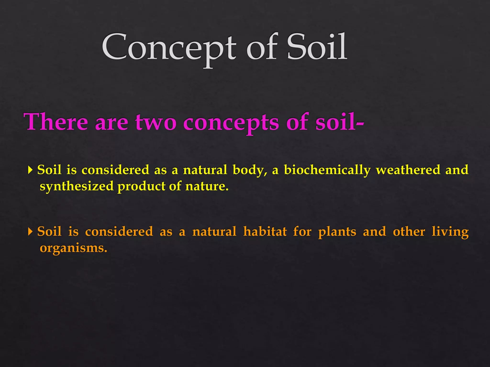 Fundamentals of soil science | PPSX
