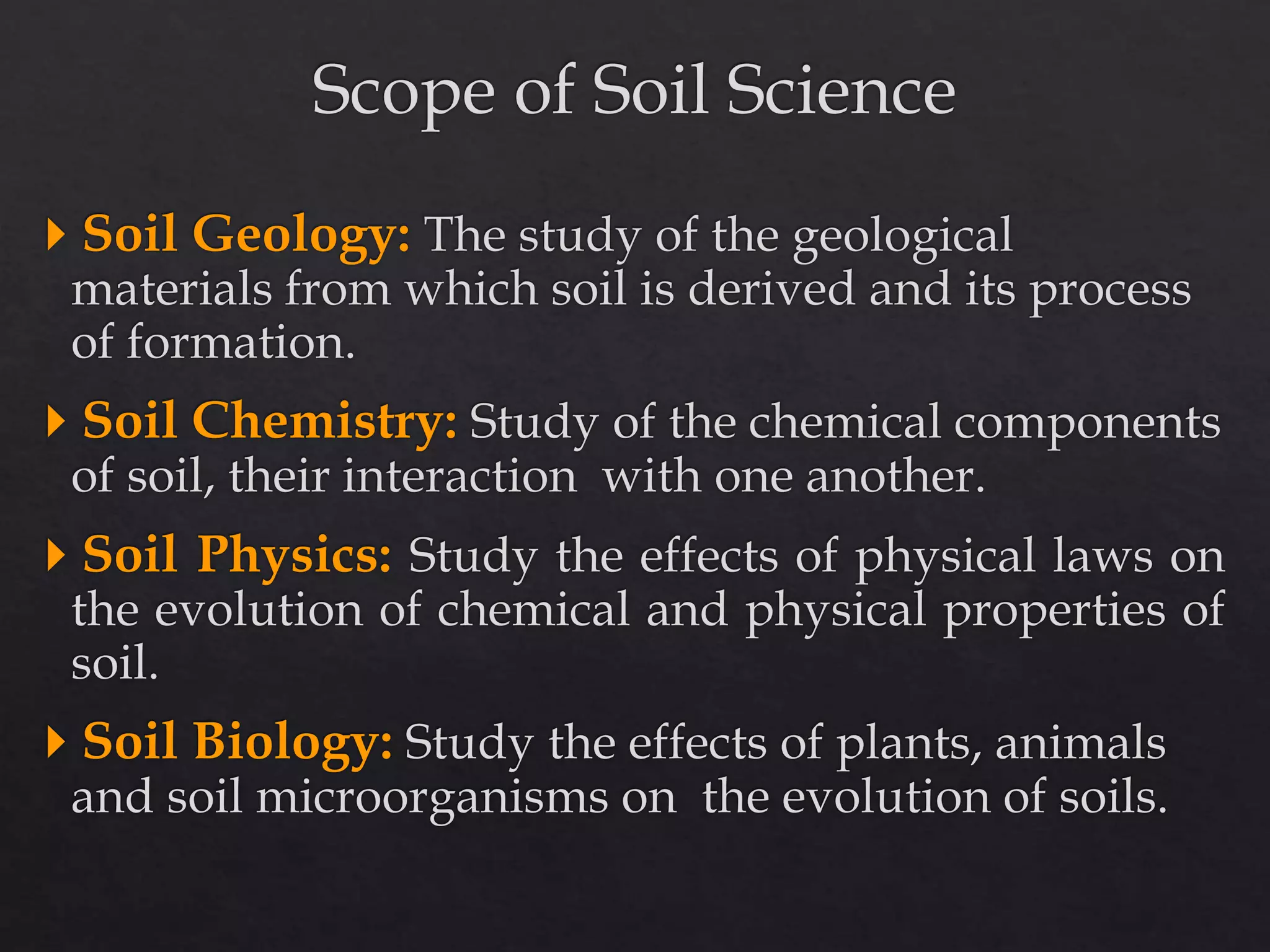 Fundamentals of soil science | PPSX