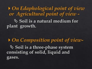Fundamentals of soil science | PPSX