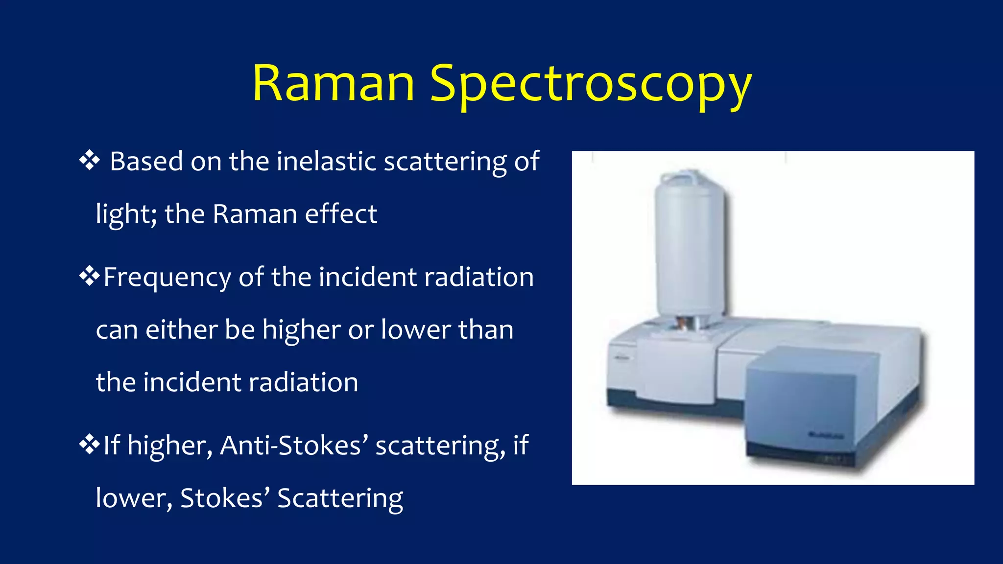 Fundamentals of spectroscopy | PPTX