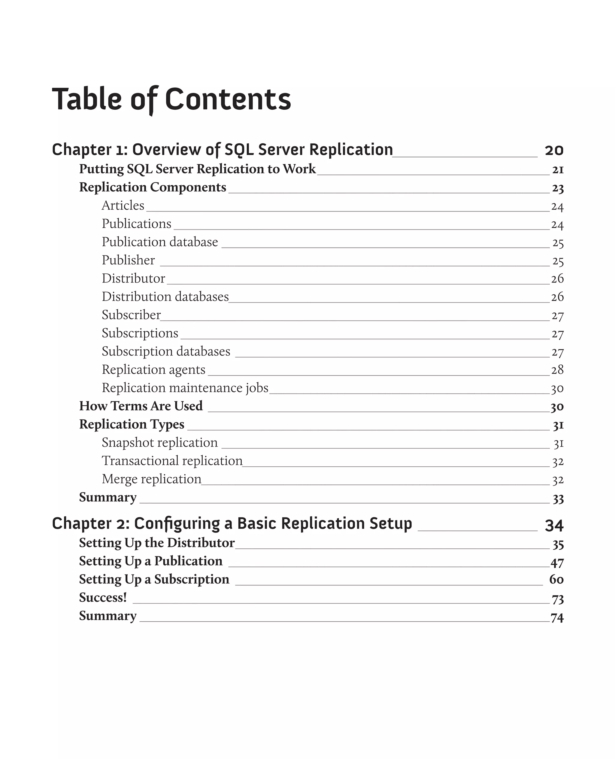 Fundamentals of sql server 2012 replication e book | PDF