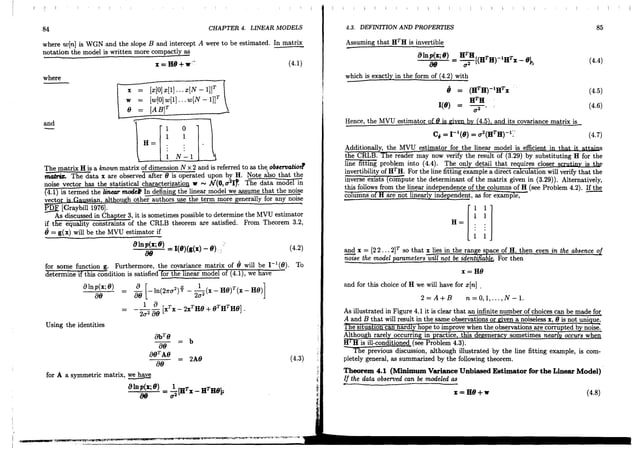 Fundamentals Of Statistical Signal Processing--Estimation Theory-Kay ...